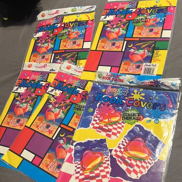 Lisa Frank | Other | 5 Lisa Frank Book Covers Vintage 989 | Poshmark